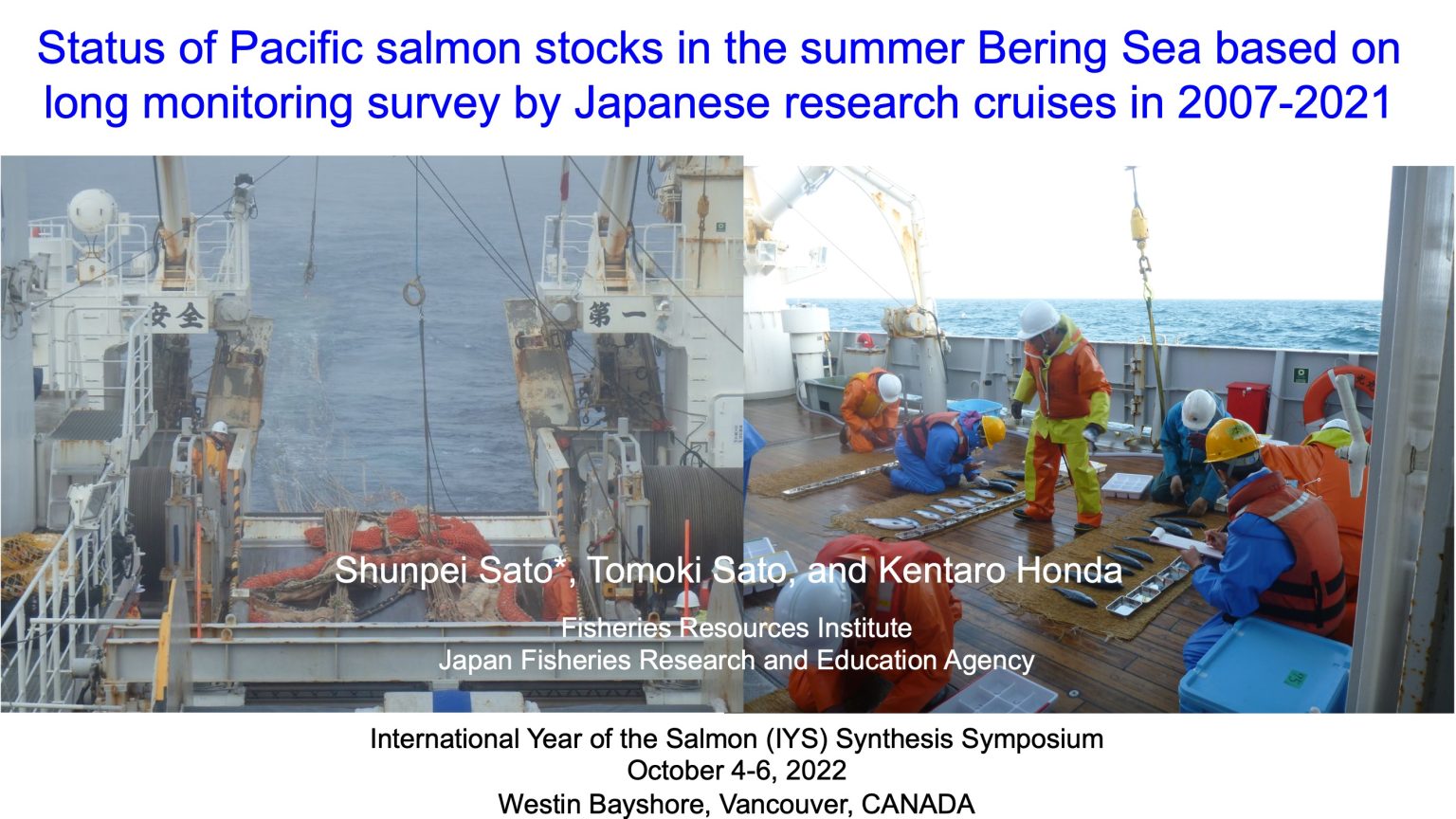 Live Presentation Slide-Decks – International Year of the Salmon